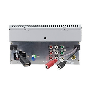 Dual Electronics 7" Double Din Mechless Digital Media Receiver with Apple CarPlay Android Auto