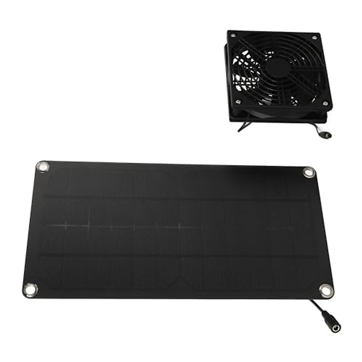 Solar Panel Fan Kit Greenhouse Household Supply Pet Chicken 20W 20W Without Function for Pet Fanner Greenhouse Garden Solar Panels