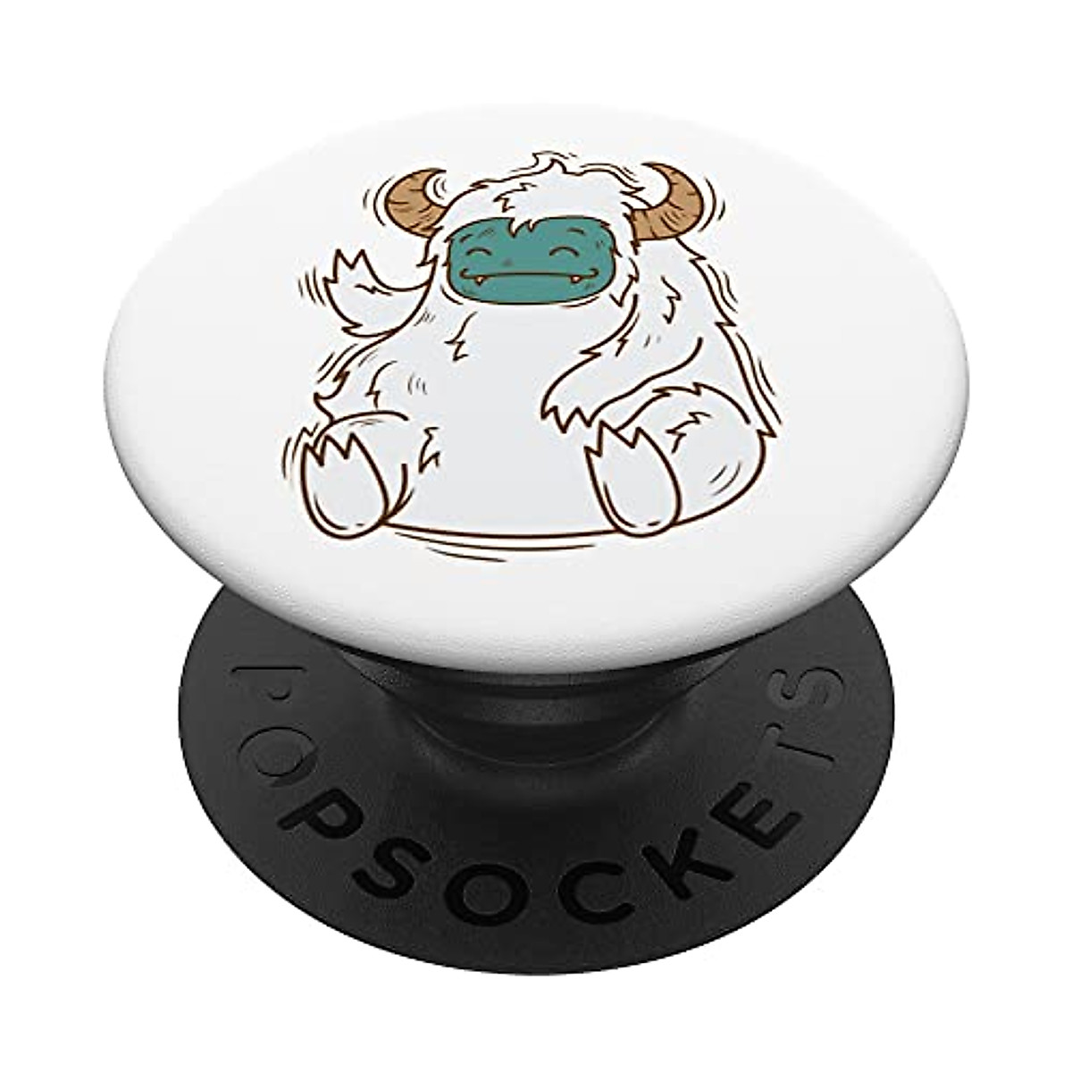 Yeti waves and rejoices Snowman PopSockets Swappable PopGrip