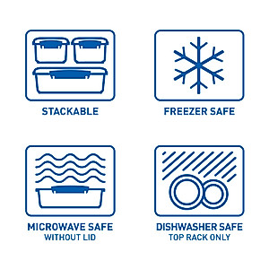 Sistema KLIP IT Utility Collection Juice Pitcher, 67.6 oz./2.0 L, Clear/Blue