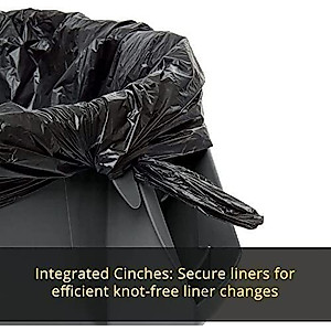 Rubbermaid Commercial 263200GY Round Brute Container Plastic 32 gal Gray (1)