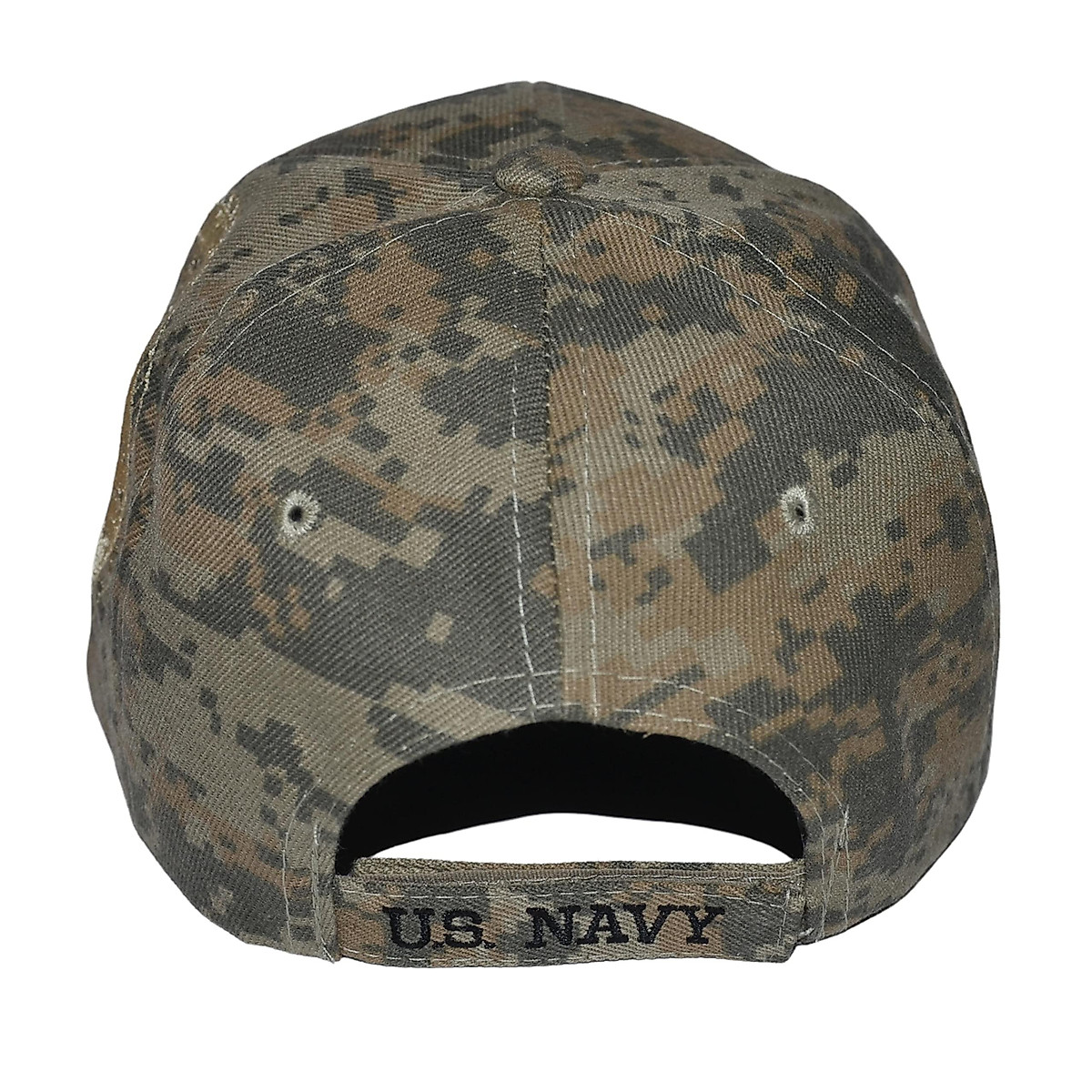 Icon Sports Group US Navy Hat Official Licensed Military Cap, Unisex Embroidered Camo Armed Forces Baseball Cap, One Size