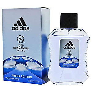 Adidas UEFA Champions League Arena Edition Eau de Toilette Spray for Men, 3.4 Ounce
