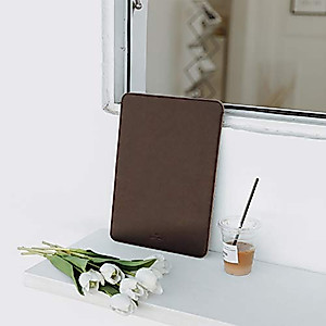 Comfyable Laptop Sleeve 13 Inch Precisely Compatible with MacBook Pro M2 2022 M1 2020-2016 & Mac Air M2 2022 M1 2020, Not Fit Old Versioned MBA/MBP, Faux Leather Cover Case, Dark Coffee