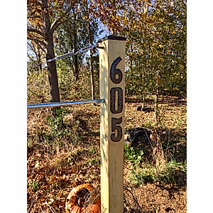 Metal House Numbers, Haiti Recycle Oil Drums, 7.62 Inches, Home Decor, Curb Appeal, Haitian (2)