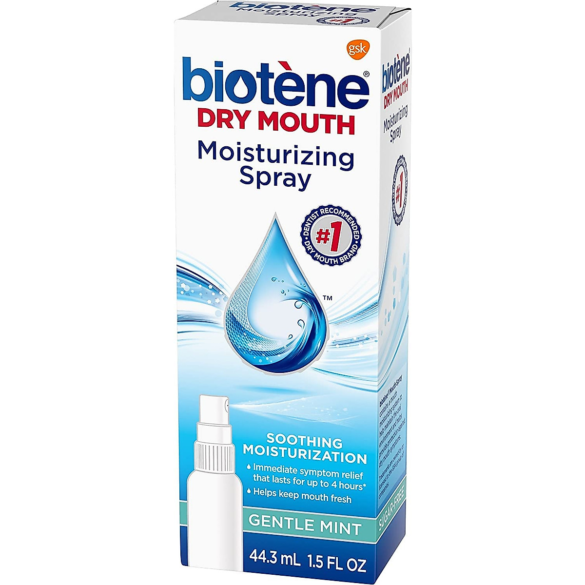 Biotene Moisturizing Mouth Spray 1.5 fl oz (Pack of 2)