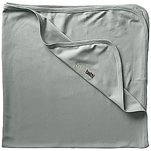 L'ovedbaby unisex baby Unisex-baby Newborn Organic nursery swaddling blankets, Seafoam, One Size US