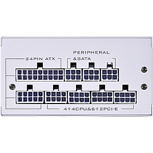 Lian-Li SP750 750W 80+ Gold Certified Fully Modular SFX Power Supply Unit, White