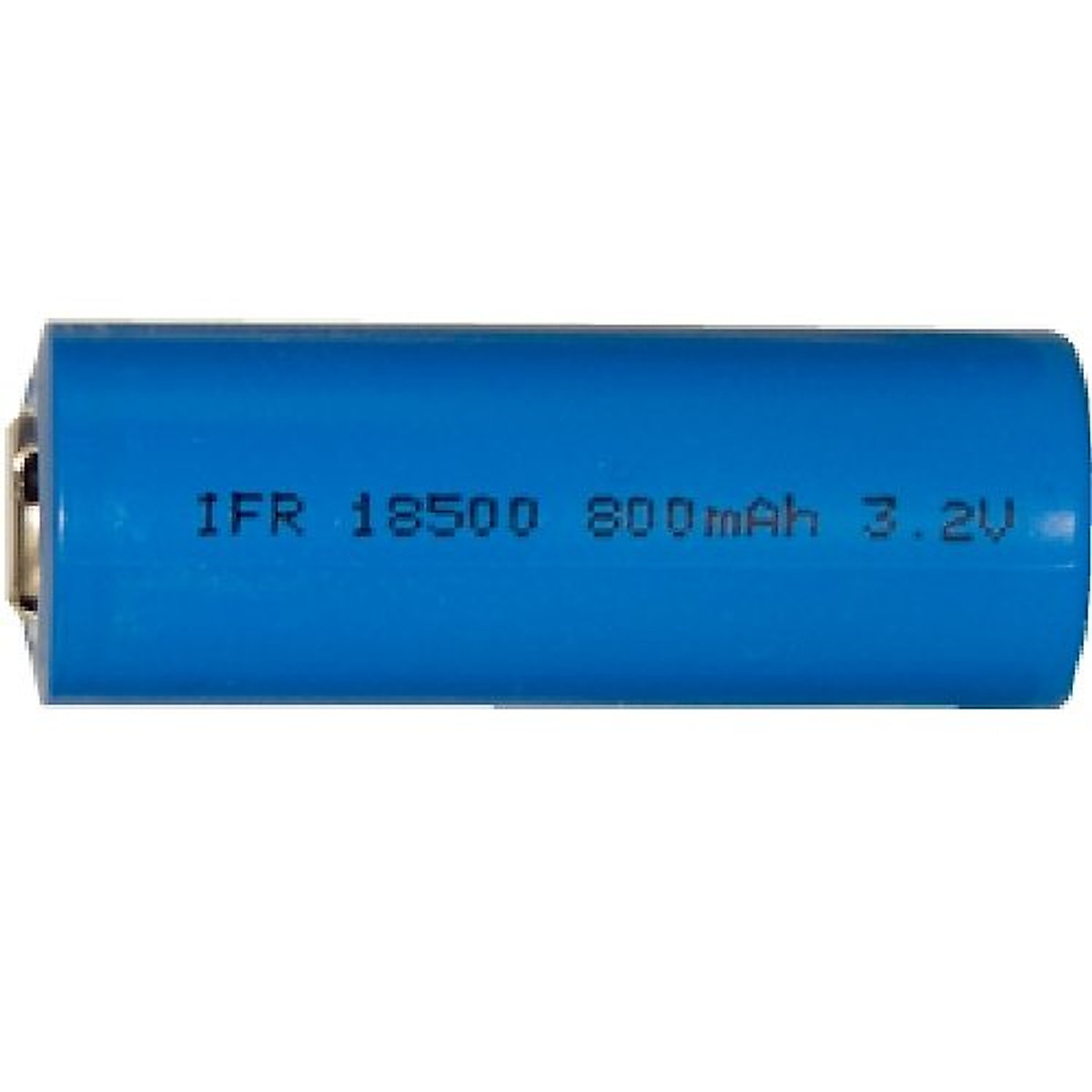 Blue Label 18500 3.2 Volt LiFePO4 Battery (800 mAh)
