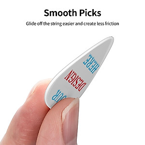 Custom 12 Pcs Guitar Pick, Personalized Add Your Image Text Light Medium Thin Unique Guitar Pick For Bass, Electric & Acoustic Guitars