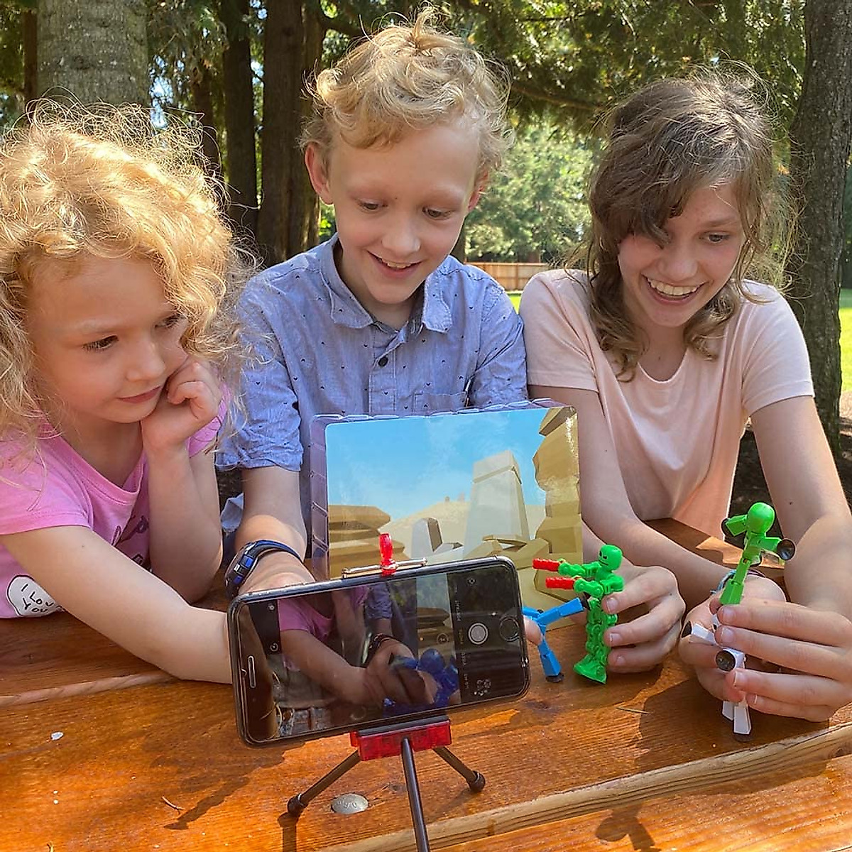 Zing Stikbot Series 4 - Color 6 Piece Posable Action Figure Set - for Stop Motion Animation - Ages 4 and Up