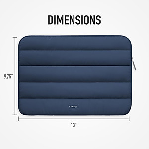 VANDEL The Original Puffy Laptop Sleeve Case, 13-14 inch Laptop Sleeve Bag, Laptop Case 13.3 Inch, Compatible with MacBook Air/Pro 13 / Pro 14, iPad Pro 12.9, HP Dell ASUS, Computer Bag Cover