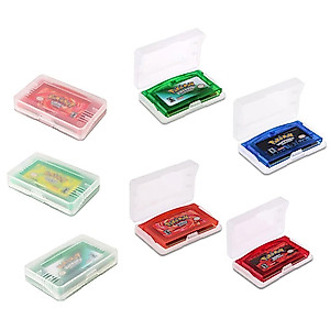 Junsi 10pcs Game Cartridge Case Clear Protective Case Compatible with Nintendo Gameboy Advance GBA SP