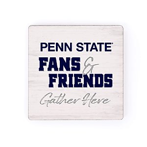 Penn State University Fans Friends Gather 2.75 x 2.75 Wood Refrigerator Magnet