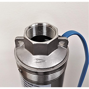 Hallmark Industries MA0419X-12A, Deep Well Submersible Pump, 2HP, 230V 60HZ, 33 Gpm, Stainless Steel, for 4" or bigger well