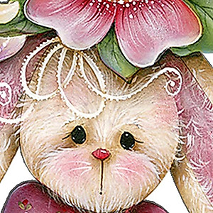 The Easter Bunny Door Hanger Wall Decor art by Jamie Mills-Price Easter Spring Decor 8457605H - Designocracy