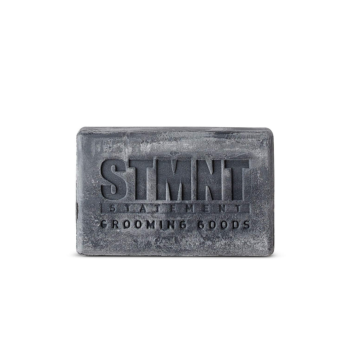 STMNT Grooming Goods Hair & Body Cleansing Bar, 4.4 oz | SLS/SLES Sulfates Free | Moisturizing Formula w/ Activated Charcoal | Travel Friendly