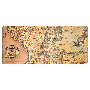 Grupo Erik The Lord of The Rings XXL Mouse Mat | Desk Pad | 31.5" x 13.78" | Non-Slip Rubber Base Mouse Pad, Gaming Mouse Pad, Keyboard Mouse Mat | Lord of The Rings Gifts