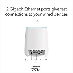 NETGEAR Orbi Mesh WiFi Add-on Satellite (RBS20) - Discontinued by Manufacturer