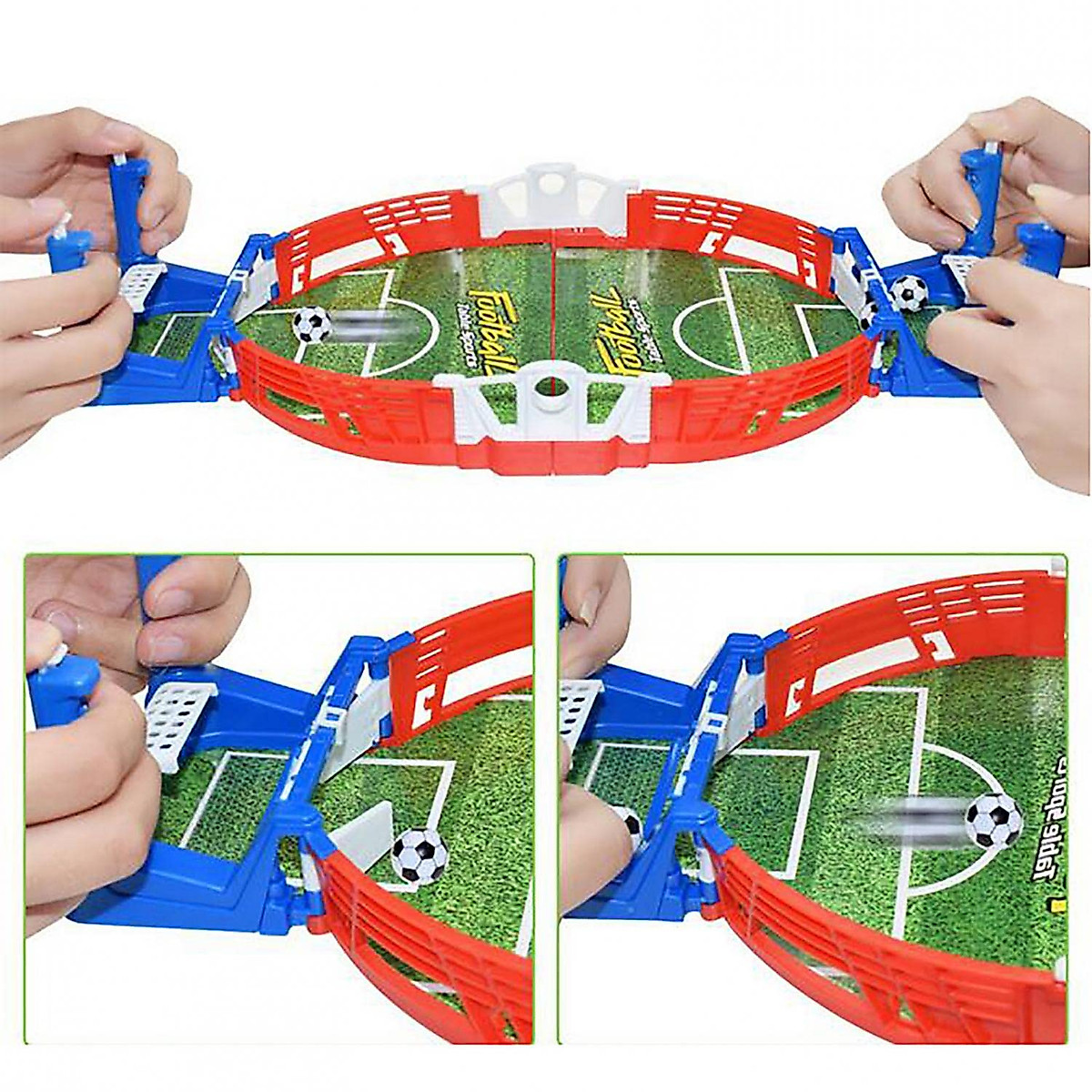 Fooseballs Table Mini Tabletop Soccer Game Tables Foosball Table for Kids Competition Sports Games Mini Football Board Match Game kit LANNAO