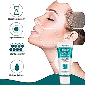 Dark Spot Remover for Face, Dark Spot Corrector Cream, Fade Out The Skin Black Precipitate, Remove Freckle for Face, Fade Spots for All Skin Tone Types