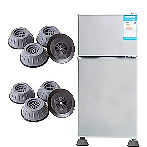 Shock and Noise Cancelling Washing Machine Support Noise Reducing and Anti Slip Anti Vibration Rubber Washing Machine Feet Pads Anti-Walk Dryer Washer Vibration Pads Washing Machine Stabilizer