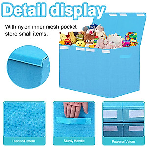 JAYSDAYLY Toy Box for Kids,Collapsible Large Toy Storage Boxes Chest Organizer for Boys,Girls 24.5 * 13 * 16 inches
