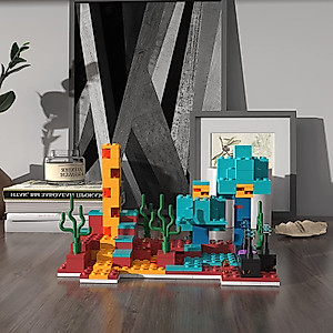 Fun Warped Forest Building Toy, Gaming Adventure Playset, Great Gift for Kids and Players Aged 6+, Famous Game Model, Children's Day Gift(257 Pieces)