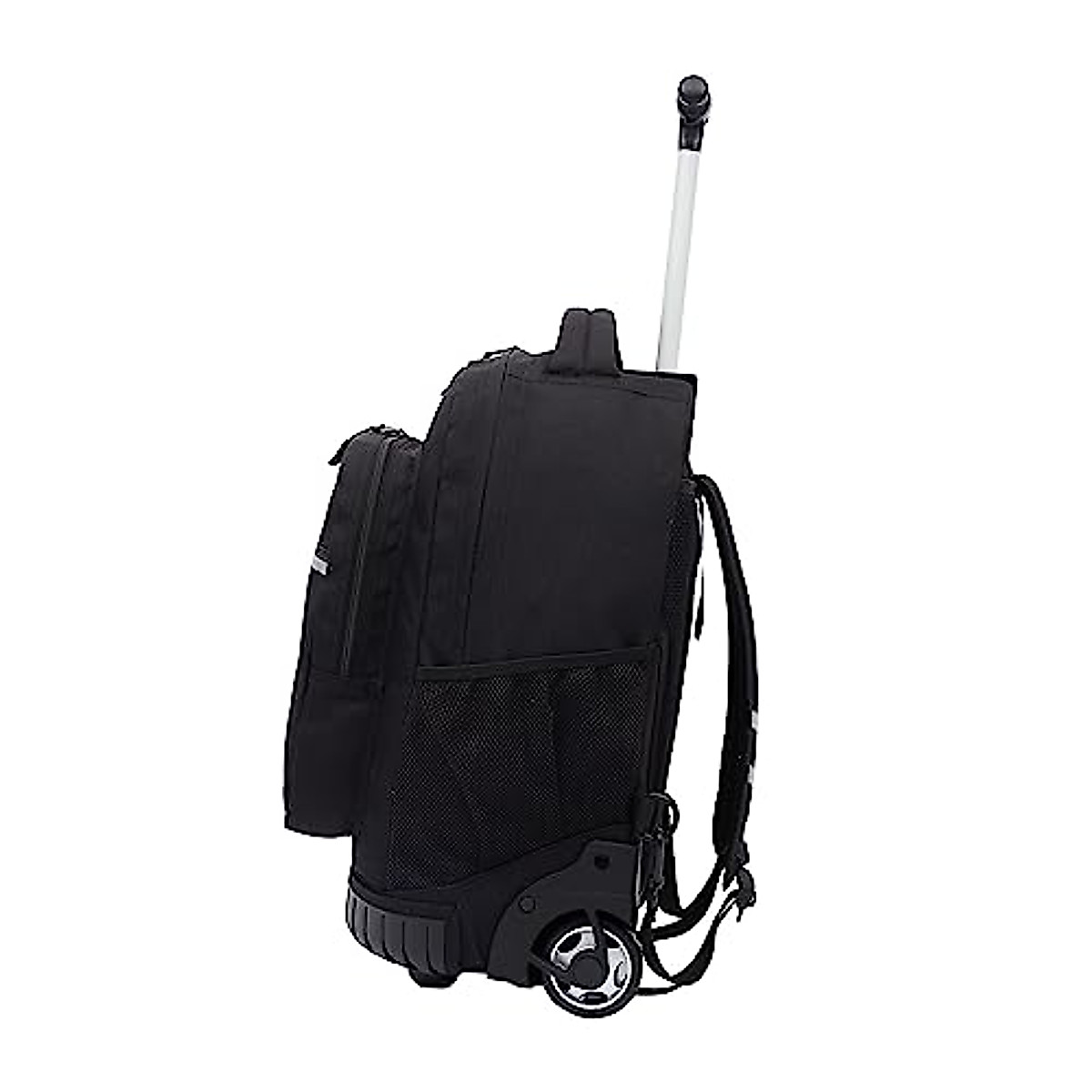 Travelers Club Rolling Backpack, Black, 18-Inch