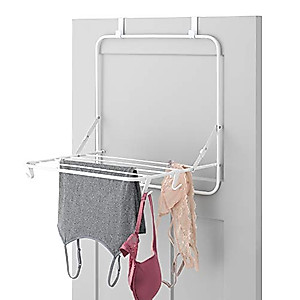 Whitmor Over The Door Drying Rack, White