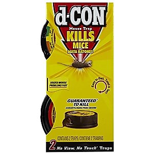 d-CON No View, No Touch Covered Mouse Trap, 2 Traps