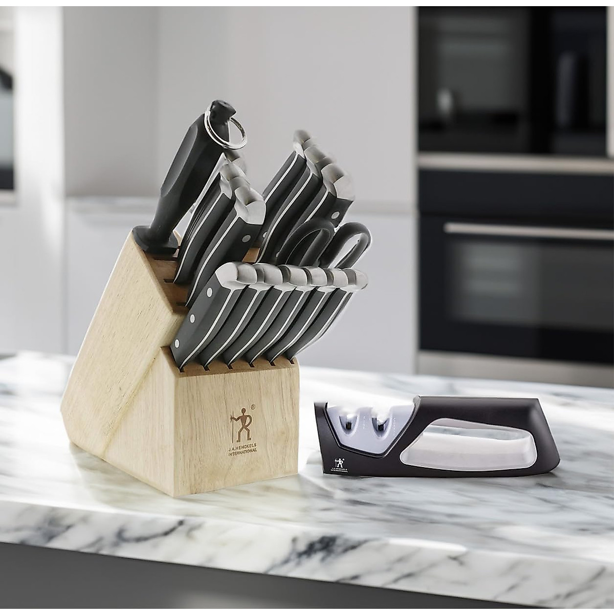 Henckels Statement 15-pc Knife Block Set with sharpener