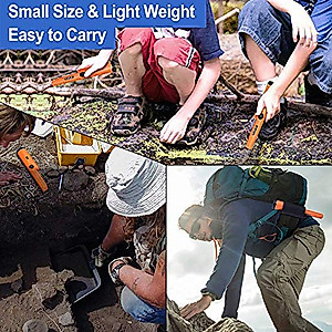 Metal Detector Handheld GP-Pointer with Belt and Holster Portable Include Battery 360° Scanning Unearthing Treasure Finder with High Sensitivity for Locating Gold Coin Silver Jewelry Fully Waterproof