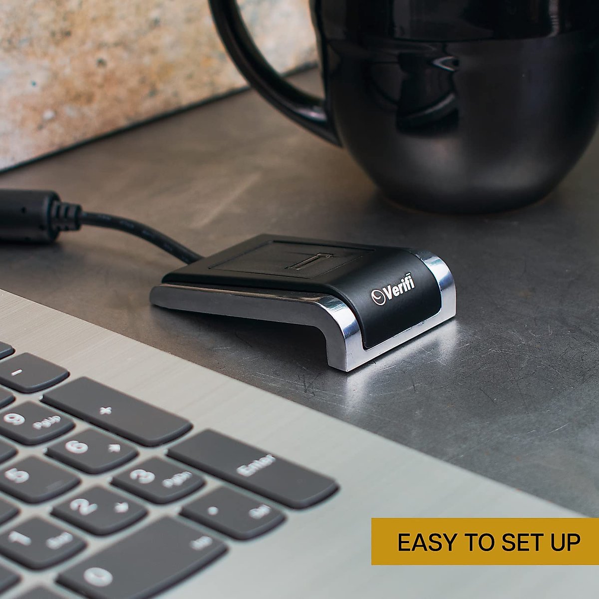 Verifi P2000 Desktop USB Fingerprint Reader - Windows Hello, Windows Password Free Operation