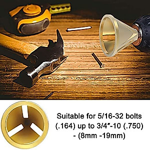 Deburring External Chamfering Tool, Chamfer Tool Deburring External Drill High Speed Stainless Steel Burr Removal Bit Quickly Repairs Damaged Metal External Chamfer Deburring Tool