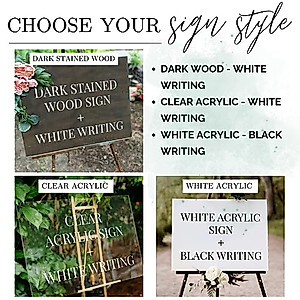 Custom Wooden Welcome Sign for Rustic Weddings: Display Date & Couple Name, Personalized Welcome Wedding Sign, Weathered Oak Stain Wood Sign, Wedding & Reception Decorations