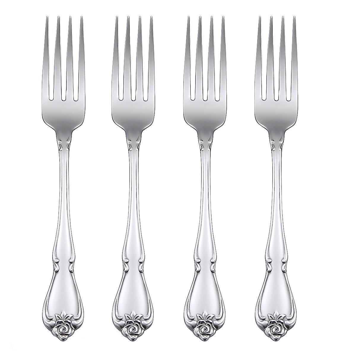 Oneida True Rose Dinner Fork, Set of 4