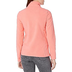 Amazon Essentials Women's Full-Zip Polar Fleece Jacket - Discontinued Colors, Coral Pink, Small