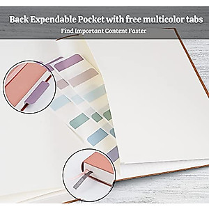 Lined Notebook Journal Softcover, B5 Thick Leather Journal with Lined Paper 100gsm, Lined Journal for Women, Large College Ruled Journals Notebooks for Writing, Men Work, 7.6'' X 10'' - 304 Pages Pink