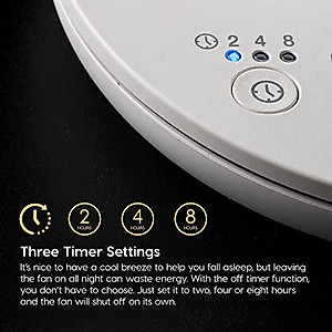 IRIS USA WOOZOO Oscillating Fan, Vortex Fan, DC Motor Quiet and Eco Friendly, 22 dB on Low, 6-in-1 Fan w/ Remote/ 8 Speed Settings, 82 ft Max Air Distance, Medium, White (594343)