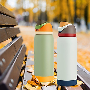 UBEEKOO Water Bottle Boot, Compatible with Owala, Yeti, for Stanley Water Bottle Accessories, Sleeve Cover for Owala FreeSip 32oz, Yeti 26oz,Anti-Slip Silicone for Stanley 36oz Accessory,Black