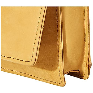 Timberland womens Wallet Purse RFID Leather Crossbody Bag, Wheat (Nubuck), One Size US