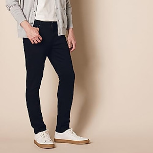 Amazon Essentials Men's Jeans, Skinny-Fit Comfort Stretch, 31W x 28L Black (Formerly Goodthreads)