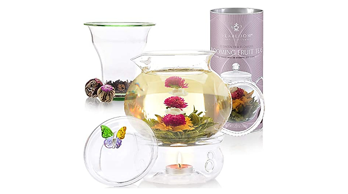 Teabloom Fruit Blooming Teas - 12 Floral Fruit Flavors for Visual Tea Art