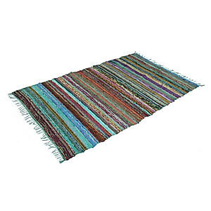 Handmade Braided Chindi Rug, Rag Rug, Area Rug, Carpet Rug, Runner Rug 3x5 Foot, 4x6 Foot, 5x7 Foot (4x6 Foot)