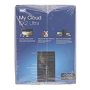 Western Digital My Cloud 28TB EX2 Ultra 2-Bay NAS, Black