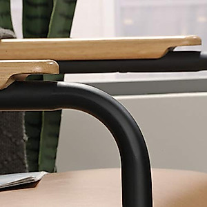 Sauder Boulevard Café Lounge Chair, Metal Camel finish