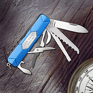 Swiss Eagle Hiker Multi-Tool Pocket Knife with 11 Functions