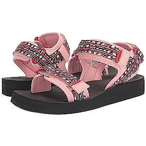 Lacoste Women's Suruga Sandal, Light Pink/Black, 7
