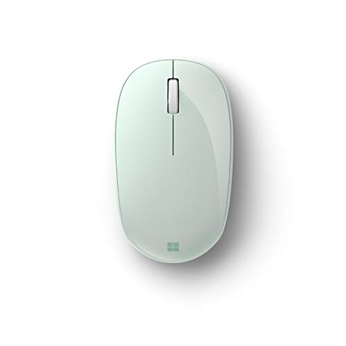 Microsoft Bluetooth Mouse - Mint. Comfortable design, Right/Left Hand Use, 4-Way Scroll Wheel, Wireless Bluetooth Mouse for PC/Laptop/Desktop, works with for Mac/Windows Computers